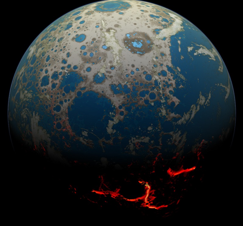 Scientists find sun's history buried in moon's crust
